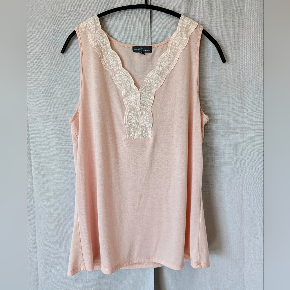 Market & Spruce Blush Tank - Gem